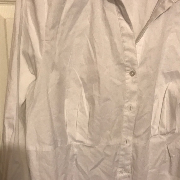 Basic Editions | Tops | Nwt Flattering White Button Down Tunic Size X ...